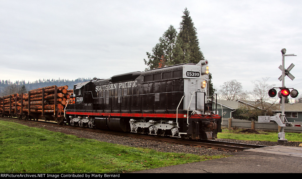 LLW 5399 (ex-SP 4364) on the Albany and Eastern Railroad